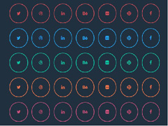 Tạo Flat Icons từ Font Awesome và CSS3